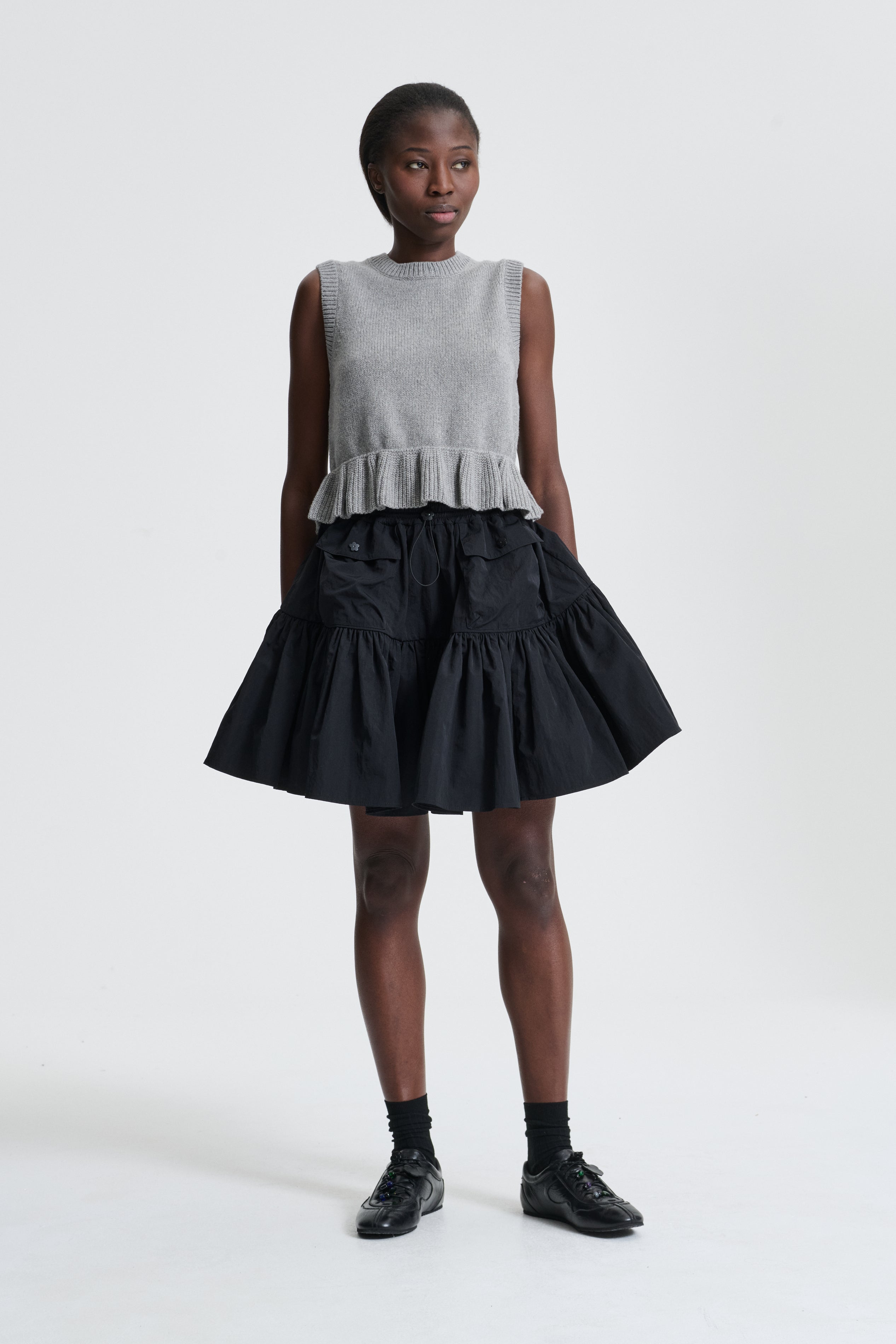 BILL | VEST RECYCLED CASHMERE GREY