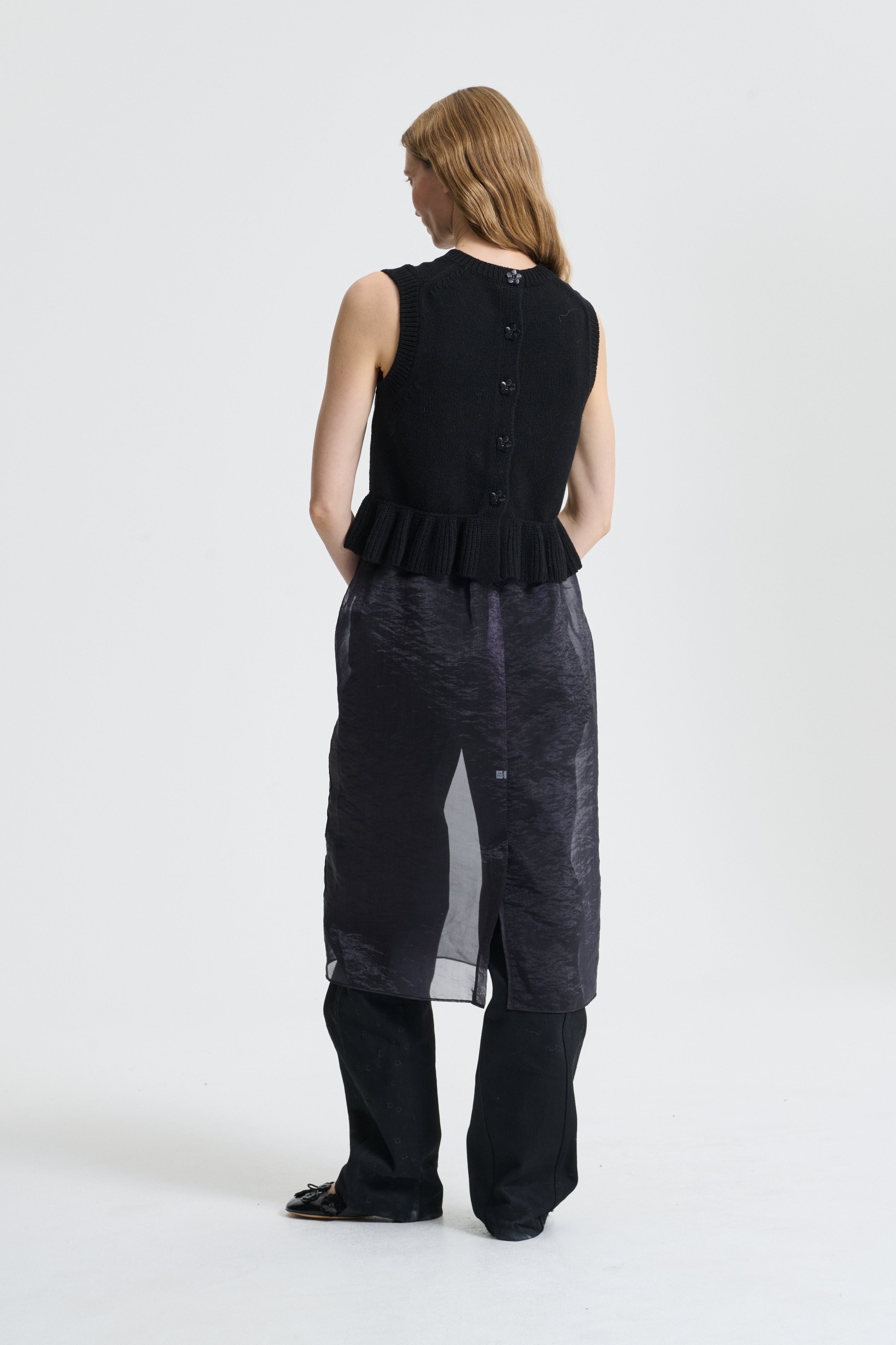 BILL | VEST RECYCLED CASHMERE BLACK