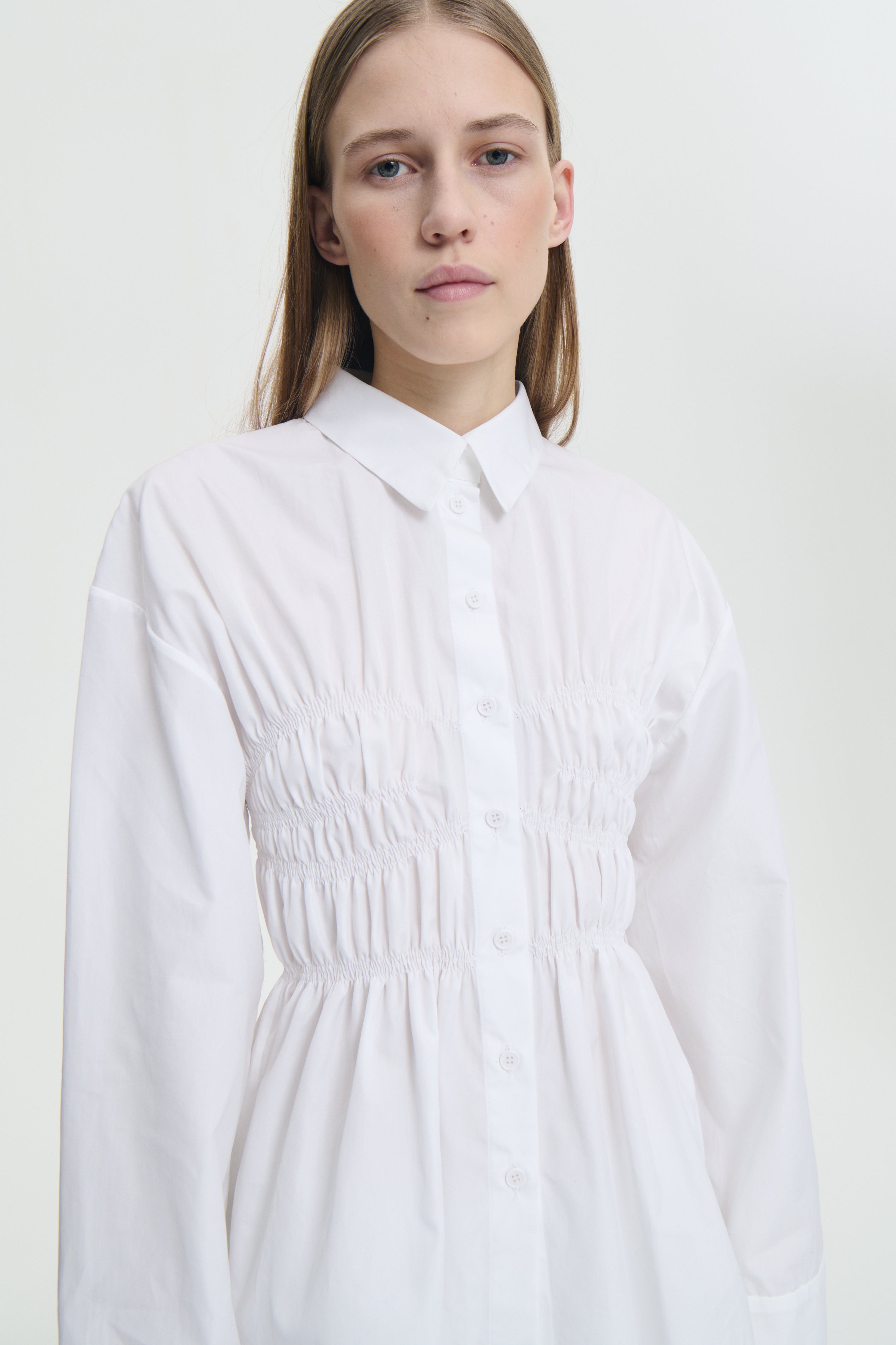 BRAXTON | SHIRT COTTON WHITE